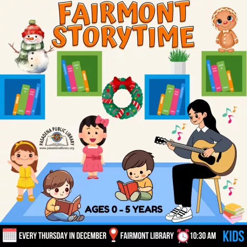 FAIRMONT: Storytime | Pasadena Public Library