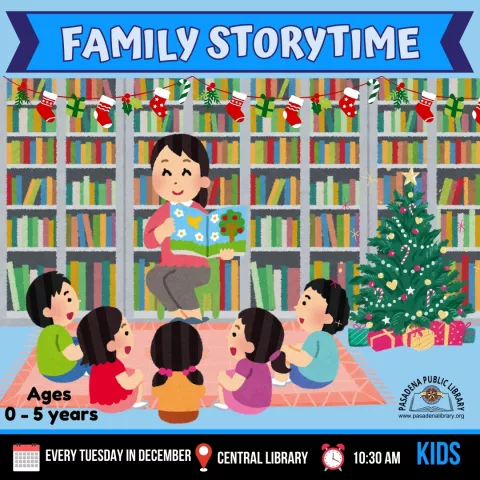 CENTRAL: Family Storytime | Pasadena Public Library