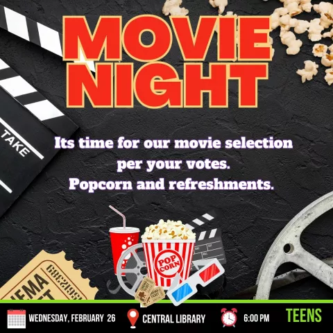 CENTRAL: Movie Night | Pasadena Public Library