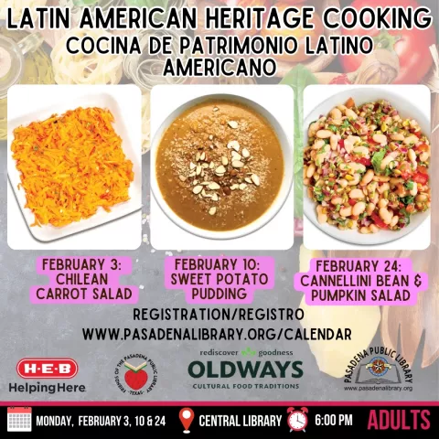 CENTRAL: Latin American Heritage Cooking (RR) | Pasadena Public Library